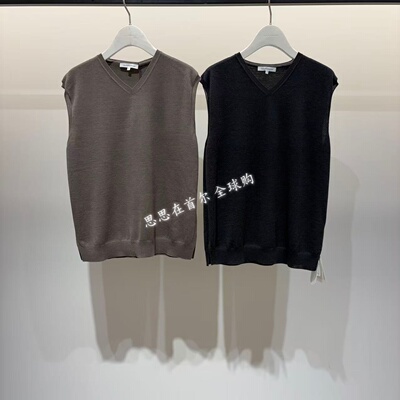 韩国代购 CASHMERE 26秋 马夹 CM2G7-KVT104W