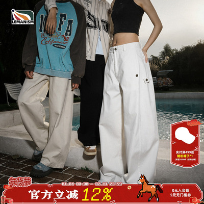 美式复古纯棉工装裤男2025春季