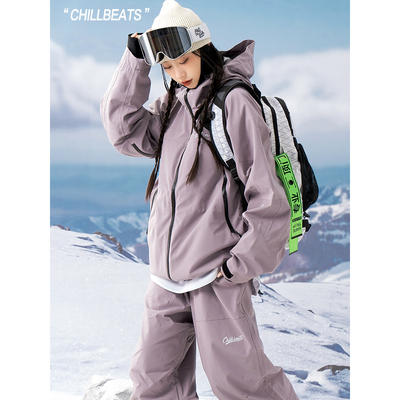 单板滑雪服套装防水防风保暖加棉