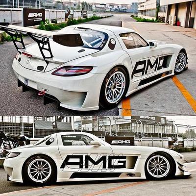 奔驰SLSAMGT3赛车贴纸拉