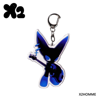 X2HOMME 原创吉他版moos周边二次元包包挂件玩具情侣挂饰钥匙扣