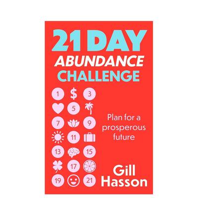 【预售】21 天丰盛挑战：规划繁荣未来 21 Day Abundance Challenge Plan for a prosperous future原版英文生活综合 吸引力法则进