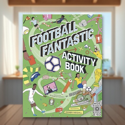 【现货】足球奇妙活动书Football Fantastic Activity Book英文生活运动MUNDIAL 进口原版图书Wide Eyed Edition书籍外版正版