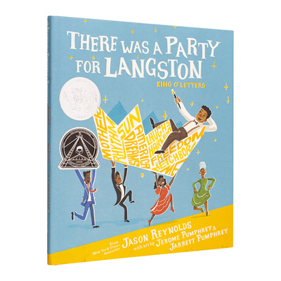 【现货】【2024凯迪克银奖】兰斯顿的派对There Was a Party for Langston英文儿童绘本人物传记6-9岁精装Jason Reynolds   Jerom