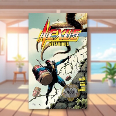 【预售】邪恶纳克斯英文漫画进口原版书精装14岁以上Nexus: Nefarious Mike BaronDark Horse书籍图书外版正版