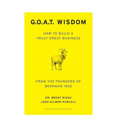 【预售】GOAT智慧 G.O.A.T. Wisdom 原版英文商业行销