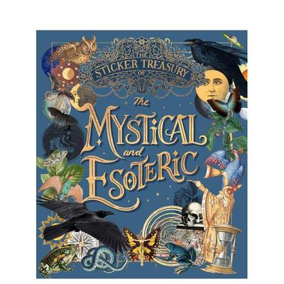 【预售】贴纸宝库：神秘莫测 The Sticker Treasury Of The Mystical And Esoteric 原版英文贴纸书