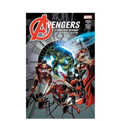 【预售】复仇者联盟 完整版合集 卷4 Avengers By Jonathan Hickman 原版英文漫画书 漫威Marvel进口图书外版正版书籍