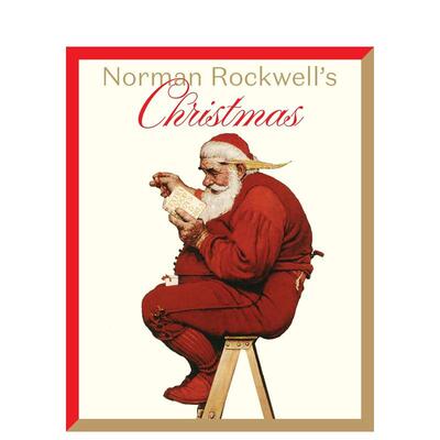 【预售】诺曼·洛克威尔笔下的圣诞 Norman Rockwell's Christmas 英文进口原版艺术插画原画设定集Norman Rockwell外文图书