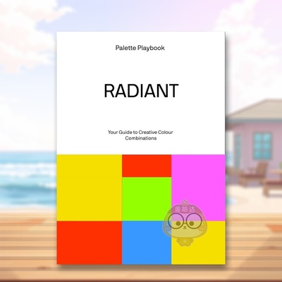 【预售】配色灵感手册：绚烂篇 Palette Playbook - Radiant 原版英文印刷版式色彩设计 高饱和度暖色调进口书籍图书外版正版