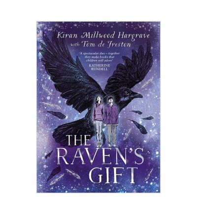 【预售】渡鸦的礼物 The Raven's Gift 原版英文青少年读物 配有紫黑配色插画