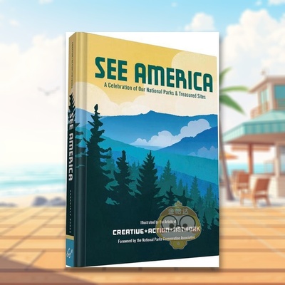 【预售】看见美国 See America: A Celebration of Our National Parks & Treasured Sites 原版英文青少年读物进口书籍图书外版正