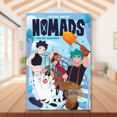 【预售】游牧民族天空王国OGNSC第1册英文漫画进口原版书平装14岁以上Nomads: The Sky Kingdom OGN SC  Captain JuuterBOOM Stu书