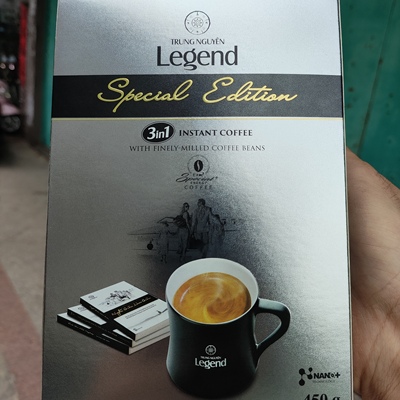 越南G7进口legend中原传奇三合一速溶甄典咖啡450原装18包x25g