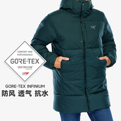 现货抗严寒加厚防风羽绒大衣