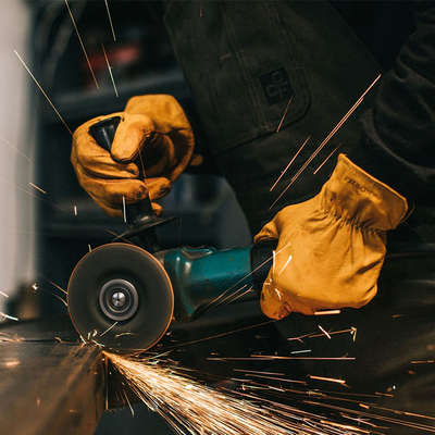 Filson复古机车风山羊皮手套