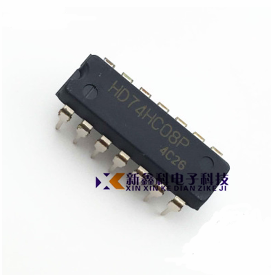 HD74HC08P 74HC08  DIP-14 逻辑芯片 全新原装