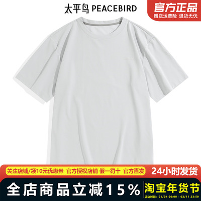 太平鸟男装 2024年短袖T恤B2CNE3173