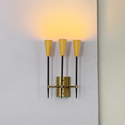 铜装饰壁灯复古拼色美式样板间