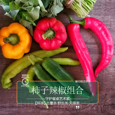 臻印映柿子辣椒组合香辣嫩清甜