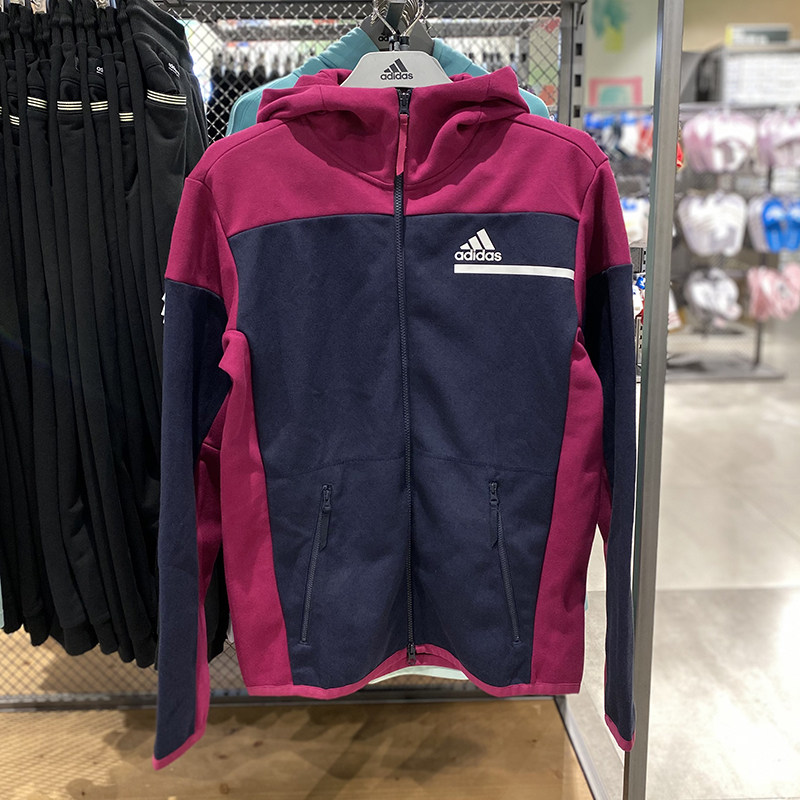 Adidas/阿迪达斯外套男2023秋季ZNE运动休闲针织防风夹克GM6535_虎窝淘