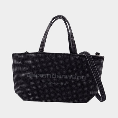 亚历山大王 Alexander Wang 小号手提包 - 棉质 - 深灰色