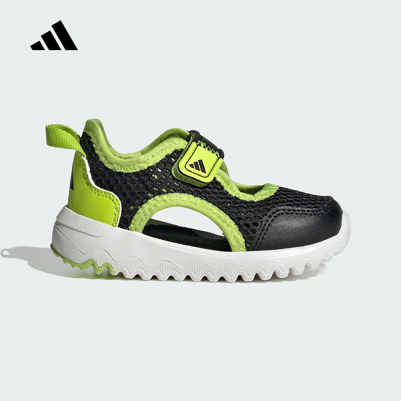 adidas阿迪达斯魔术贴凉鞋夏新款男女婴童运动休闲沙滩鞋 IH1010