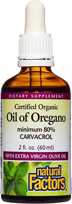美国代购Natural Factors Oil Oregano Certified Organic