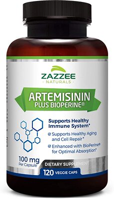 Zazzee Artemisinin, 100 mg per Capsule, 120 Veggie Capsules,