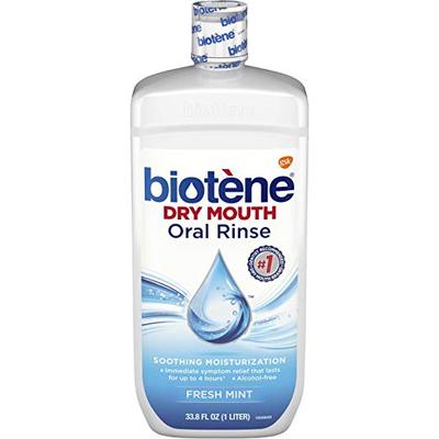 Biotene Fresh Mint Moisturizing Oral Rinse Mouthwash, Alcoho
