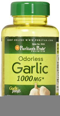 Puritans Pride Odorless Garlic 1000 Mg Rapid Release Softgel
