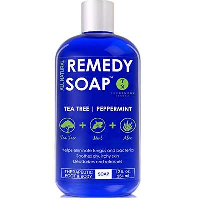 Remedy Antifungal Soap, Helps Wash Away Body Odor, Athlete