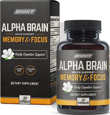 美国代购Onnit Alpha Brain Premium Nootropic Brain Supplement