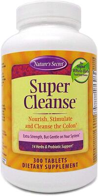 Nature's Secret Super Cleanse Extra Strength Toxin Detox & G