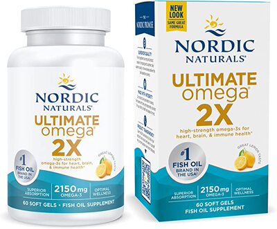 美国代购Nordic Naturals Ultimate Omega 2X, Lemon Flavor