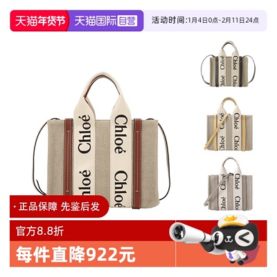 蔻依CHLOE帆布包手提单肩斜挎包