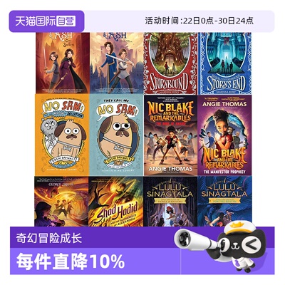 【自营】预售 Amari 英文原版 阿玛瑞与神秘奇物  Amari and the Despicable Wonders 3册 桥梁章节小说  奇幻冒险成长青少年读物