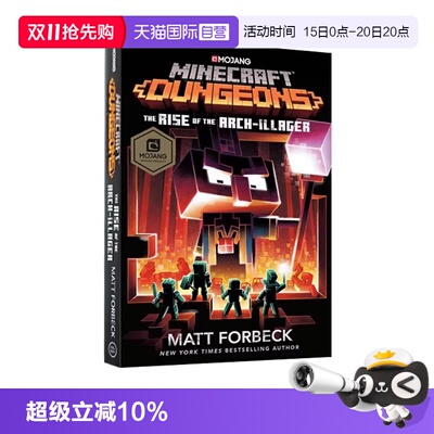 【自营】英文原版小说 我的世界之地下城 Minecraft Dungeons Rise 青少年课外阅读 儿童冒险故事游戏书 纽约时报畅销书籍