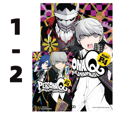 【自营】预售 Persona Q: Shadow P4 1-2 女神异闻录Q 迷宫暗影 日本ATLUS游戏漫画