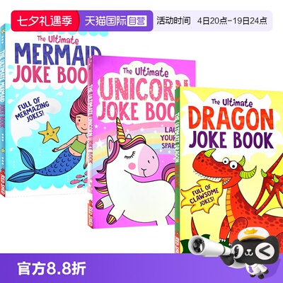 【自营】The Ultimate Joke Book  Dragon Unicorn Mermaid 终极趣味笑话集短笑话大全 龙 美人鱼 独角兽趣味英语阅读英文原版图书
