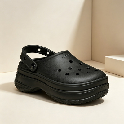 【自营】Crocs卡骆驰洞洞鞋男女厚底沙滩鞋透气休闲鞋211355-060