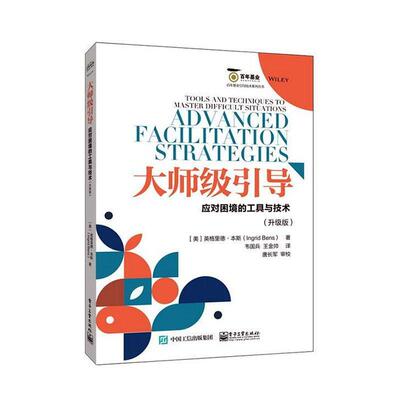 正版包邮 大师级引导 应对困境的工具与技术升级版 百年基业引导技术系列丛书 英格里德·本斯 团队决策协作目标 经济管理书