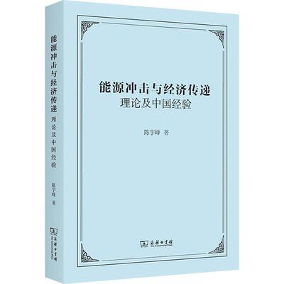 能源冲击与经济传递:理论及中国经验:evidence from China陈宇峰经济书籍