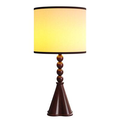 Archie Table Lamp法式中古创意复古实木台灯美式设计师软装台灯