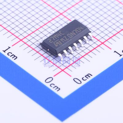 运算放大器 TS27M4CDT SOIC-14_150mil ST 全新原装进口