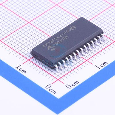 单片机(MCU/MPU/SOC) PIC18F242-I/SO SOIC-28 MIC 全新原装进口