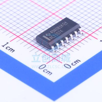 触发器 74AC11074DR SOIC-14_150mil TI 全新原装进口