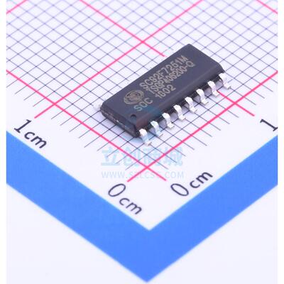 单片机(MCU/MPU/SOC) SC92F7251M16U SOP-16 SOC(赛元)