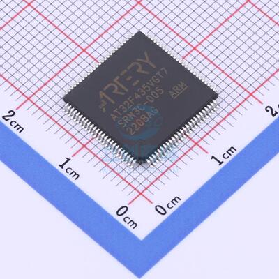 单片机(MCU/MPU/SOC) AT32F435VGT7 LQFP-100 14x14  全新原装进