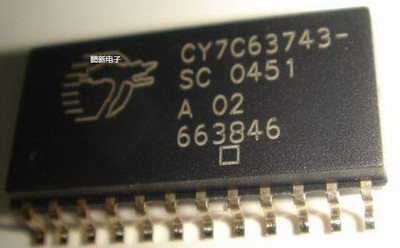 CY7C63743-SC CYPRESS SOP24  实体店现货  CY7C63743